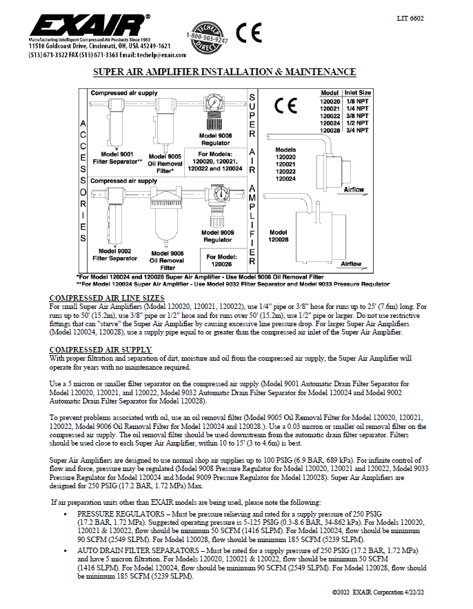 EXAIR Super Air Amplifier™
